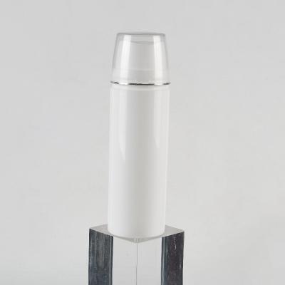 China Special Crimp Pump Head Design PP Airless Dispenser Bottle with 30ml 50ml 75ml 100ml 150ml Multiple Capacity Options and Over Cap Colors Silk Printing and Matte Spray Accept for sale