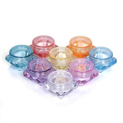 China 3g 5g Small Capacity Colorful PS Plastic Cream Jar Skin Serum Eye Cream Sample Container for sale