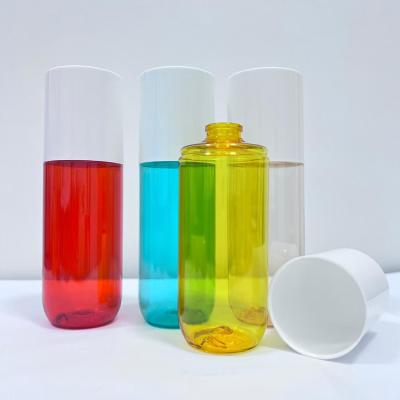 China 150ml High Weight Crimp Big Cap Body Perfume Container PET Bottle for sale
