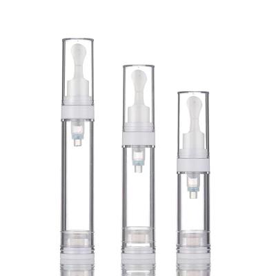 China 5ml 10ml 15ml Plastic Airless Tube with Roller Massage Emulsion Essence Oils Eye Cream Skin Care Vacuum Bottle for sale