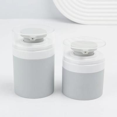 China 30ml 50ml 100ml Customized Color PP Airless Pump Bottles for Cosmetic Airless Bottles Empty Cosmetic Container with Clear Cap for Skincare Cosmetic Packaging for sale