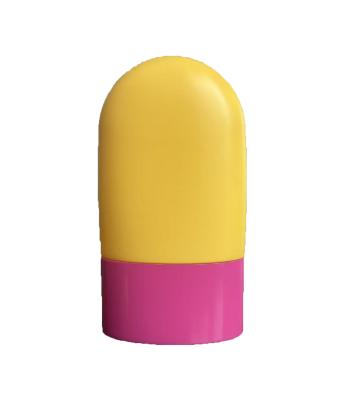 China 50ml PE Silk Screen Printed Sunscreen Cosmetic Bottle with Screw Cap for Sun Protection for sale