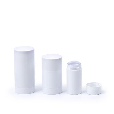 China Cylindrical Shape 30g 50g 75g PP Deodorant Stick Bottle Used for Makeup Package for sale