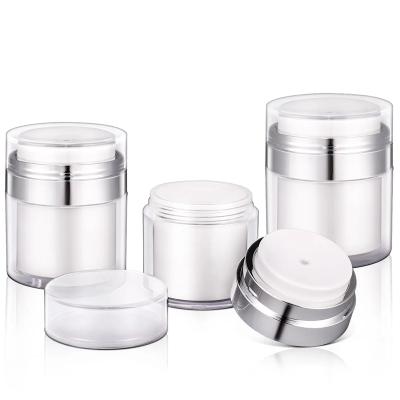 China 15/30/50/100ml Airless Press Cream Bottle Jar Customization Design Skin Care Cosmetic for sale