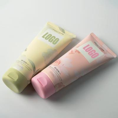 China Flip Top Design 50mm Diameter Plastic Cream Tube Used for Skincare Cosmetic Package for sale