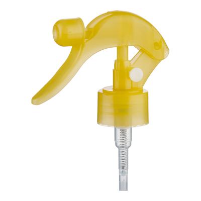 China Durable Mini Trigger Sprayer with Square Head and Push-button Lock for Fine Mist Spraying for sale