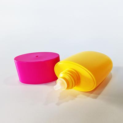 China 50ml Sunscreen Isolation Cream Sunscreen Lotion Bottle BB Cream Skin Care Cosmetic Plastic Bottle for sale