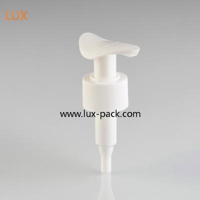 China Leaf Shape Head 24/410 28/410 Plastic Lotion Dispenser Pump Used for Bottles for sale