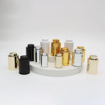 China 20mm 20/410 Gold Silver UV Gold Press Pump Glass Dropper Cap for Glass Bottle for sale