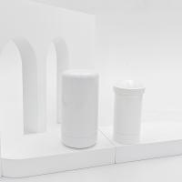 China Deodorant Balm Container Empty Round Solid Balm Stick Bottle 30g 50g Reusable Outer Shell Replaceable Inner Refill for sale