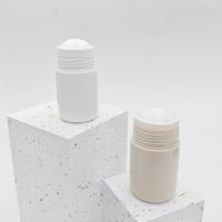China Deodorant Balm Container Empty Round Solid Balm Stick Bottle 30g 50g Reusable Outer Shell Replaceable Inner Refill for sale