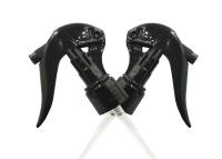 China Black Plastic Trigger Sprayer 20/410 with Smooth Surface for Bottle Assembly - Custom Colors Available for sale
