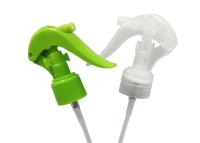 China PP Mini Trigger Sprayer 24/410 with Custom Tube Length - Green & Transparent Options for Cosmetic & Car Care for sale