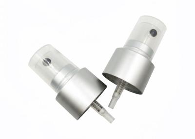 Aluminum Fine Mist Pump Sprayer Recyclable With Black Nozzles