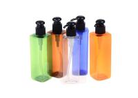 China 500ml Plastic Cosmetic Bottles with Black Lotion Pump - Custom Colors SPCB-05 Model for Shampoo & Detergents for sale