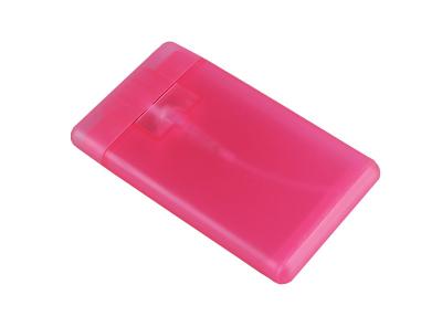 China Transparent Pink Credit Card Spray Bottle Sturdy Chemical Resistant for sale