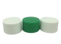 China PP Plastic Cosmetic Bottle Caps 24/410 & 28/410 - Leak Proof with Smooth/Ribbed Surface for Personal Care Packaging for sale