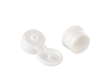 China White Round Shape Flip Spout Cap High Strength Long Life Span for sale
