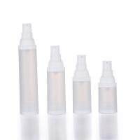 China Empty PP Plastic Cosmetic Packaging Container Serum Lotion 15ml 30ml 50ml Airless Pump Bottle for sale