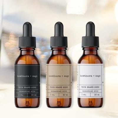 China 10ml Cosmetic Packaging Bottles Essential Oil Glass Dropper Bottle for sale