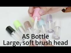 Tubo di rossetto vuoto 3.5G personalizzato con chiusura a vite di sigillo di gomma Tubo di balsamo labiale in plastica per contenitori cosmetici Imballaggi in plastica