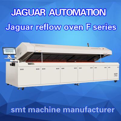 China 8 zones lead-free hot air reflow ovens/ led reflow solder/smt machine for sale