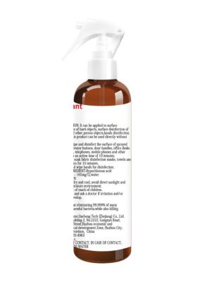 Cina Il disinfettante acido ipocloroso delle stoviglie degli ss spruzza il liquido 500ml in vendita