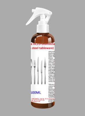 Cina Il disinfettante acido ipocloroso delle stoviglie degli ss spruzza il liquido 500ml in vendita