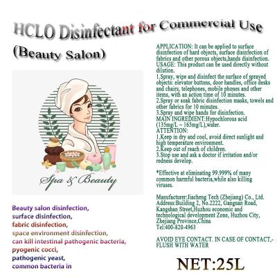 Cina Acido cloridrico del salone di bellezza come disinfettante nessun alcool & nessuna stimolazione in vendita