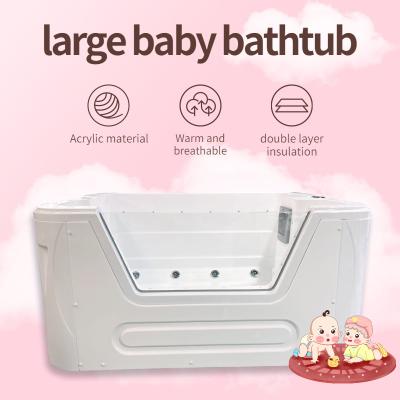 Cina Vasca indipendente rettangolare di massaggio della grande vasca da bagno del bambino di controllo di computer in vendita
