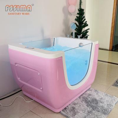 Cina Vasca combinata della stazione termale del bambino di idroterapia di massaggio della vasca indipendente del mulinello del quadrato in vendita