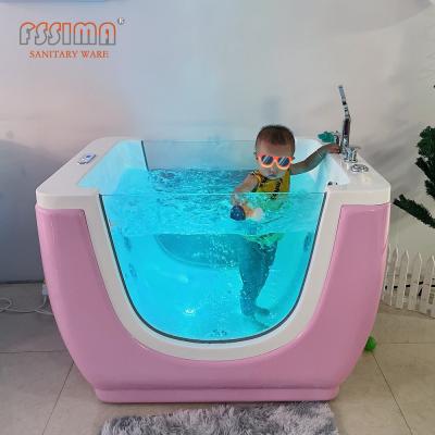 Cina Colore arancio blu del bambino della vetroresina della STAZIONE TERMALE di rosa bianco acrilico della vasca 1100x850x900mm in vendita
