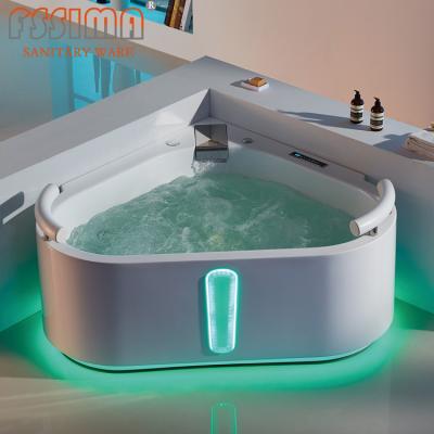 Cina Aria Jet Corner Bathtub 1400mm 54 x 54 una vasca d'inzuppamento scaturita indipendente di 2 persone in vendita