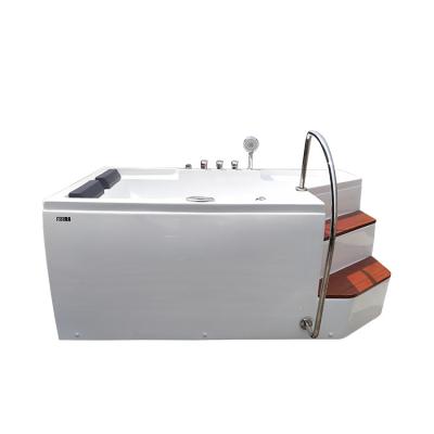 China De tweepersoons Freestanding Badkuip van de Jacuzzidraaikolk met de Volwassene van de Stralenstap Te koop