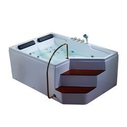China De tweepersoons Freestanding Badkuip van de Jacuzzidraaikolk met de Volwassene van de Stralenstap Te koop
