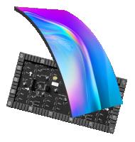 Quality VerditerColor LED Flexible Module 320x160x8.6mm FPC Curved Surface Seamless for sale
