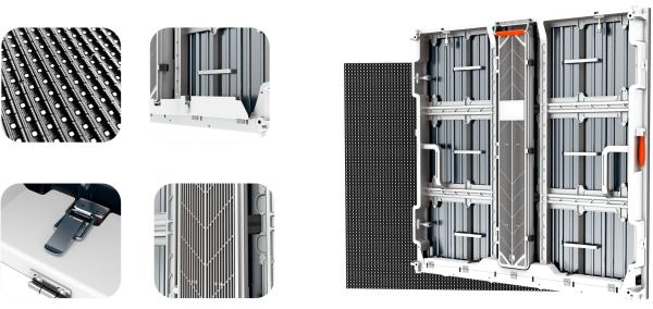 Quality StellArray Series Fixed Outdoor LED Screen 960*960*100mm 8000/10000 Brightness for sale