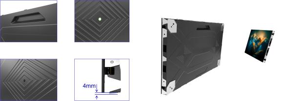 Quality LucidSight SMD LED Screen 600*337.5*29mm Ultra Slim Lightweight Smd Display for sale
