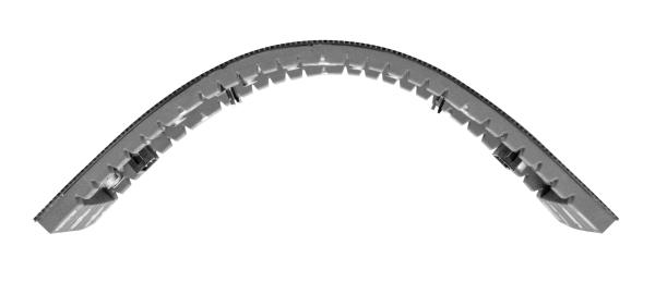 Quality VerditerColor LED Flexible Module 320x160x8.6mm FPC Curved Surface Seamless for sale