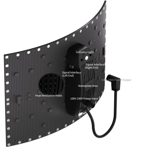 Quality P1.8 Ultra Thin Flexible Led Screen 480*320*5.8mm Plug And Play Curved Flexible for sale