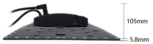 Quality P1.8 Ultra Thin Flexible Led Screen 480*320*5.8mm Plug And Play Curved Flexible for sale