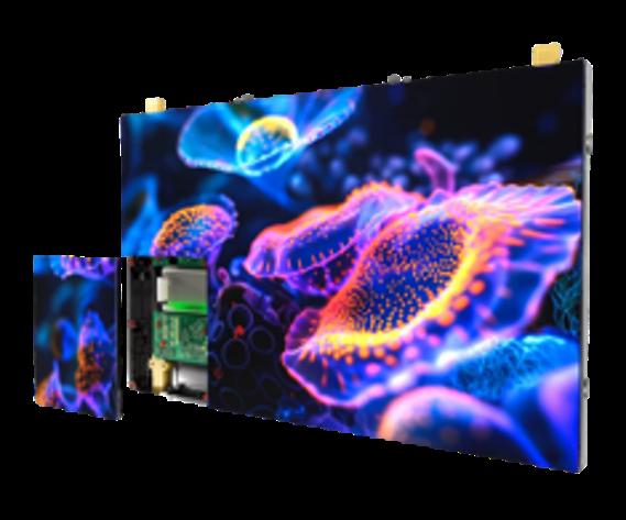 Quality P0.7 GlazeCanvax COG Series Micro Chip On Glass Display 600*337.5*32.5mm High Precision Superior Heat Dissipation & High Reliability for sale
