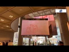 p2.5/p3.91/p6.25 sculptstone holographic invisible screen poster series huge size 55