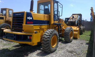 China Used Komatsu Japanese Wheel Loaders , Used Small Mini Cheap Wheel Loader WA300 WA380 For Sale for sale