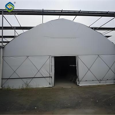 Chine Serre de culture de champignons à commande électrique avec structure de tuyau de galvanisation à chaud à vendre