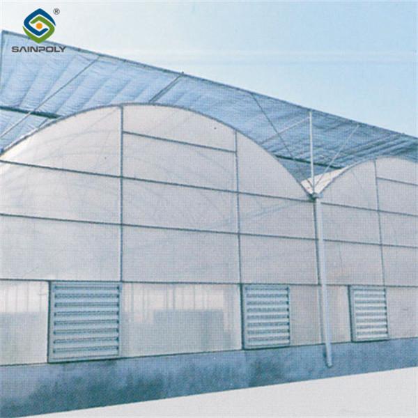 Quality Polycarbonate Covering Multi Span Greenhouse With Galvanized Steel Structure for sale