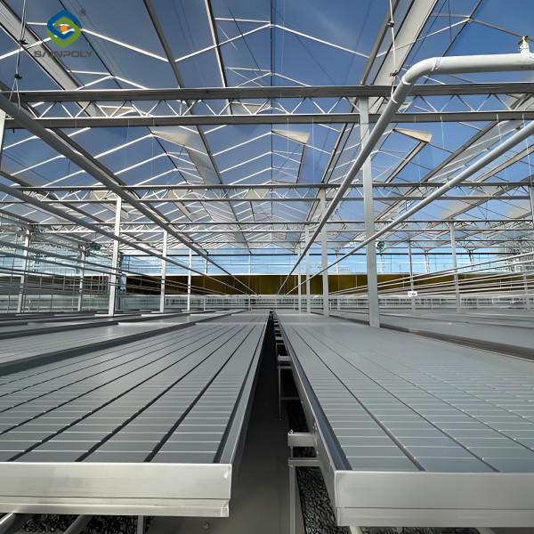 Quality Vertical Lettuce Greenhouse PC Sheet Greenhouse With Hydroponic System for sale