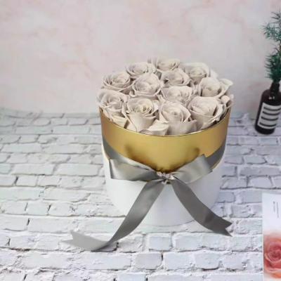 China Free shipping natural fresh preserved roses packing in gift box for sale
