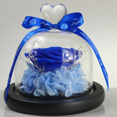 China Luxury gift beautiful preserved rose eternal rose stabilized flower for valentines day for sale