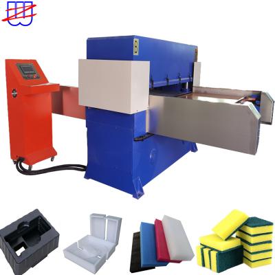 Cina 1200 mm L*W PE Packing Foam Automatic Hydraulic Die Cutting Machine con 200 velocità di rotazione senza carico in vendita